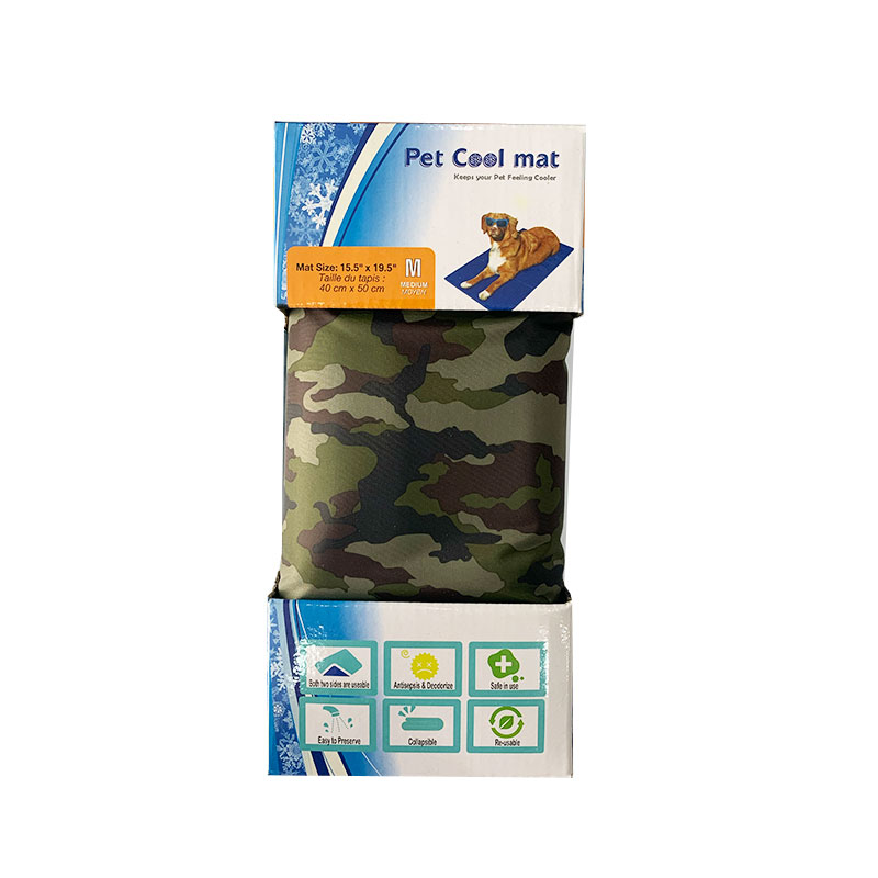 Manta Refrescante Talla M camuflado para mascotas - Pet Cool Mat - Cochikis Pet Shop
