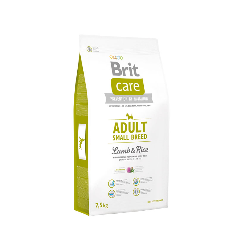 Alimento para perros adultos de raza pequeña - Brit Care Adult - Cochikis Pet Shop