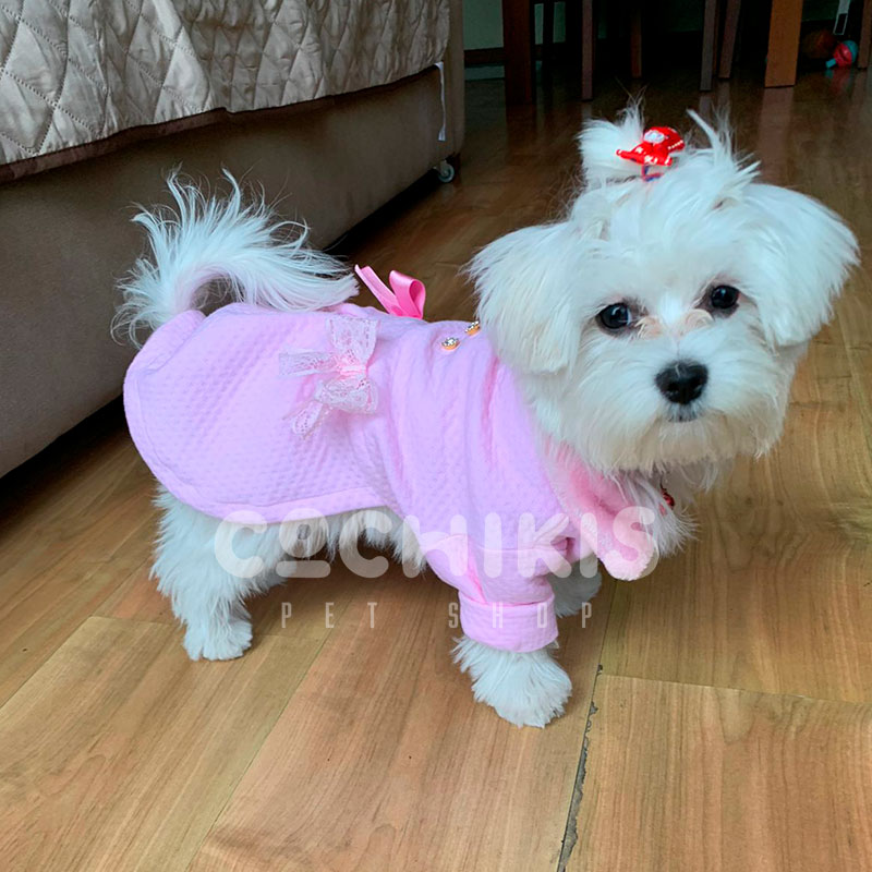Little Tails Saco de vestir Rosa – Cochikis Pet Shop