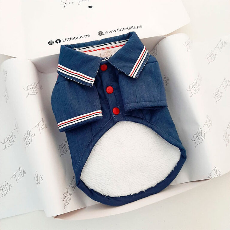 Saco de jean para perros y gatos - Little Tails - Cochikis Pet Shop