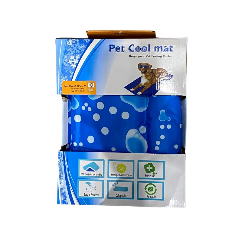 Cool Mat Manta Refrescante para Mascotas Talla 2XL Puntos Blancos - Cochikis Pet Shop