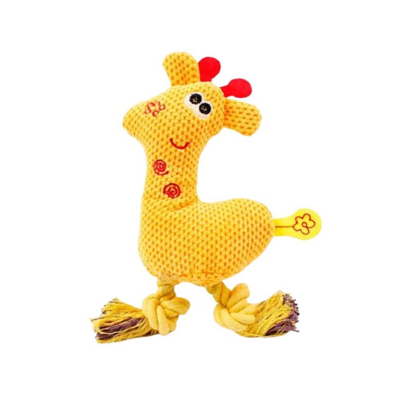 Peluche con Soga Jirafa para Perros – Cochikis Pet Shop