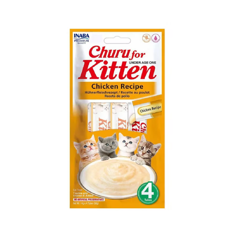 Churu For Kitten Chicken Recipe X 4 Unid – Cochikis Pet Shop